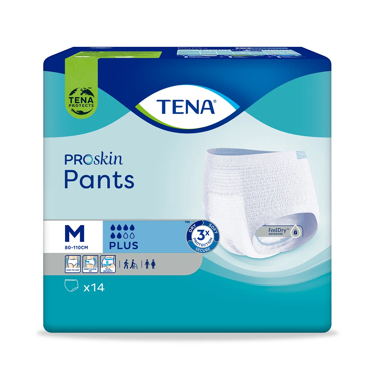Tena Pants Plus M inkontinenční kalhotky 14 ks