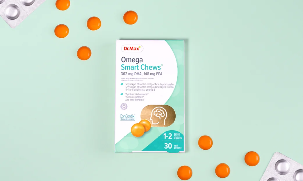 Dr. Max Omega Smart Chews želé 30 ks | Dr. Max Lékárna