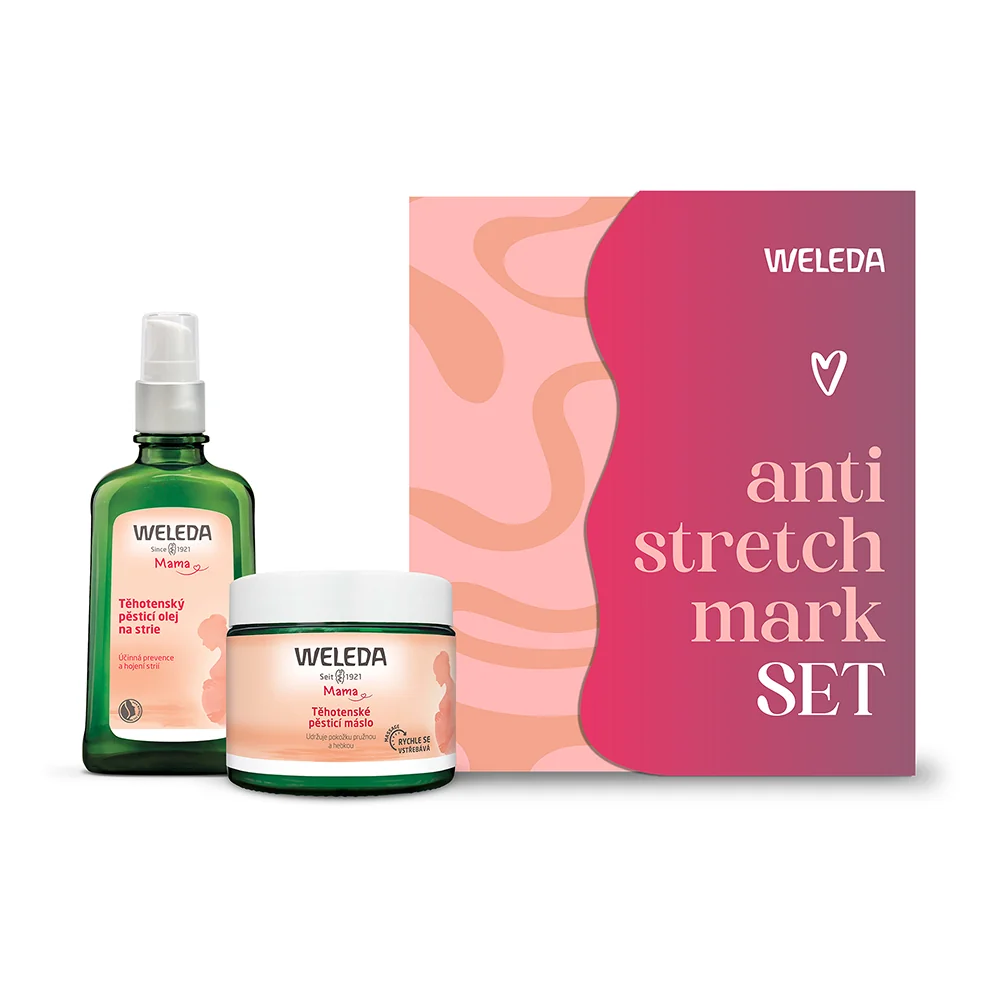 Weleda Anti Stretch Mark Pěsticí sada na namáhanou pokožku 2 ks | Dr ...