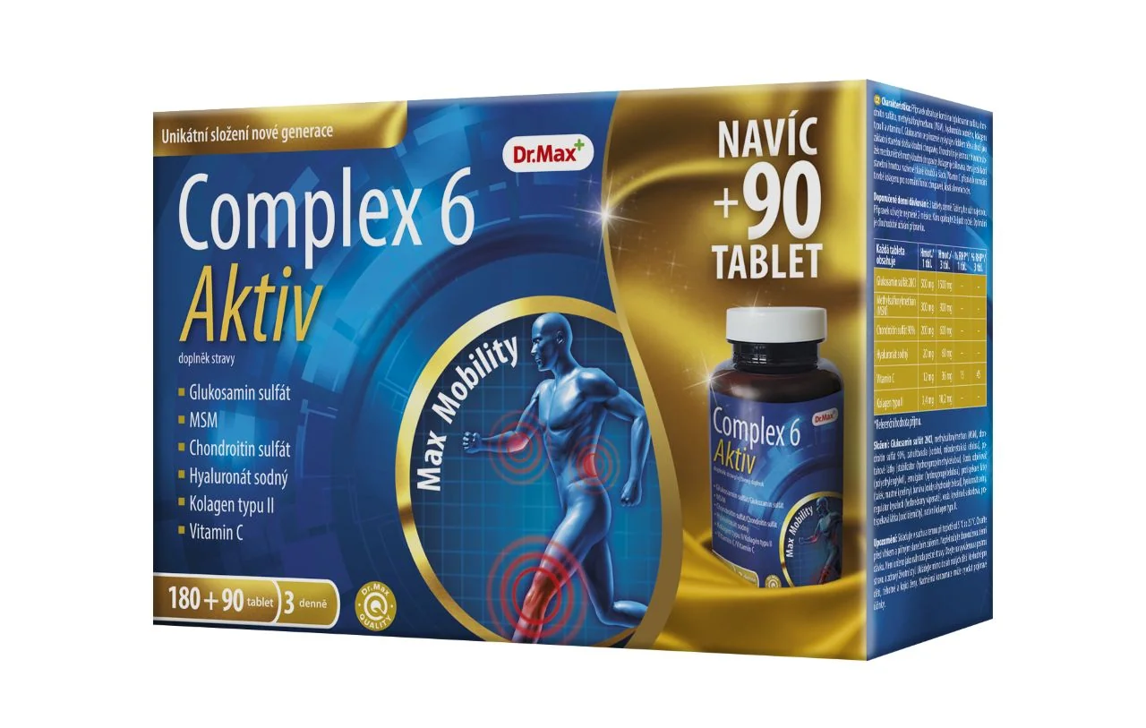 Dr. Max Complex 6 Aktiv dárkové balení 180+90 tablet